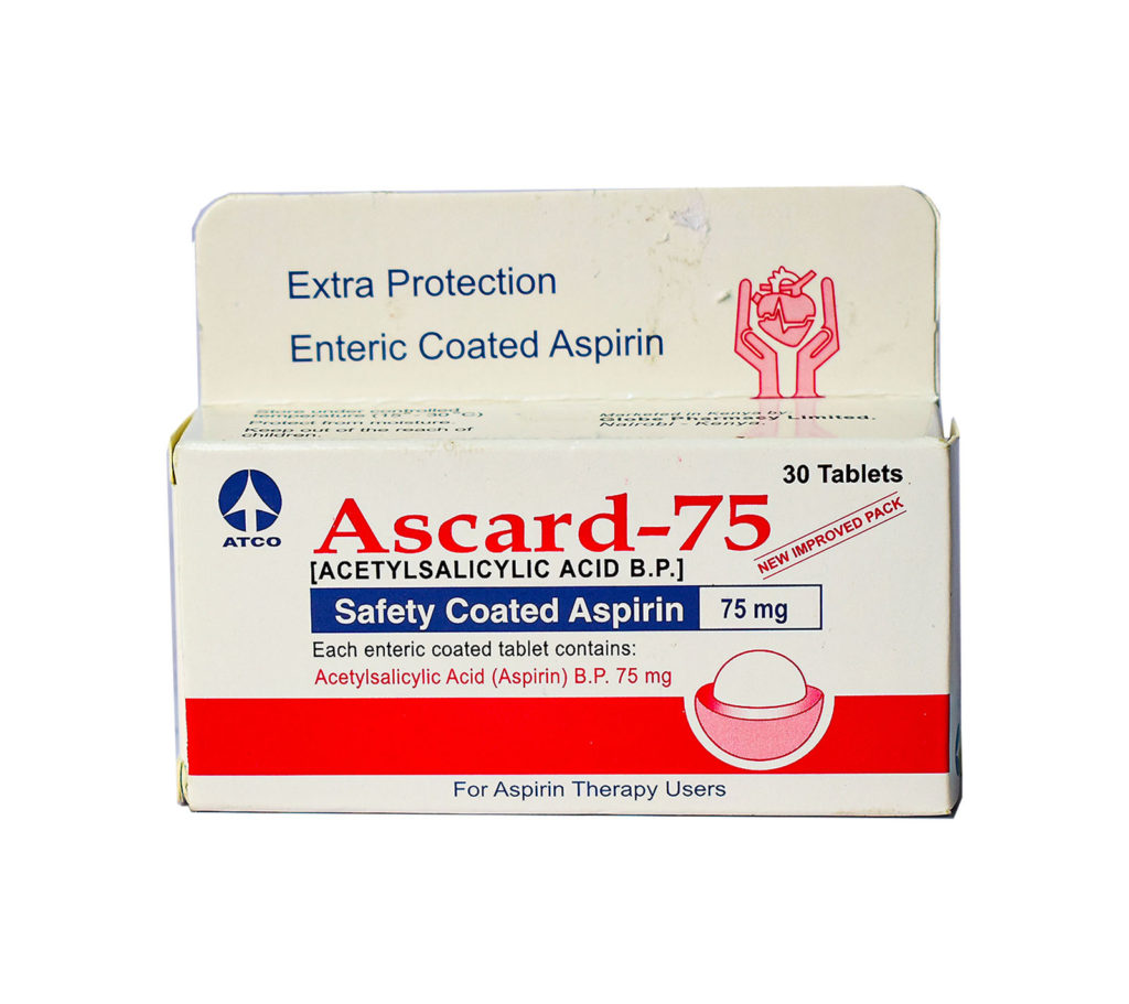 ASCARD 75MG TABLETS 30S - Garnet Pharmacy