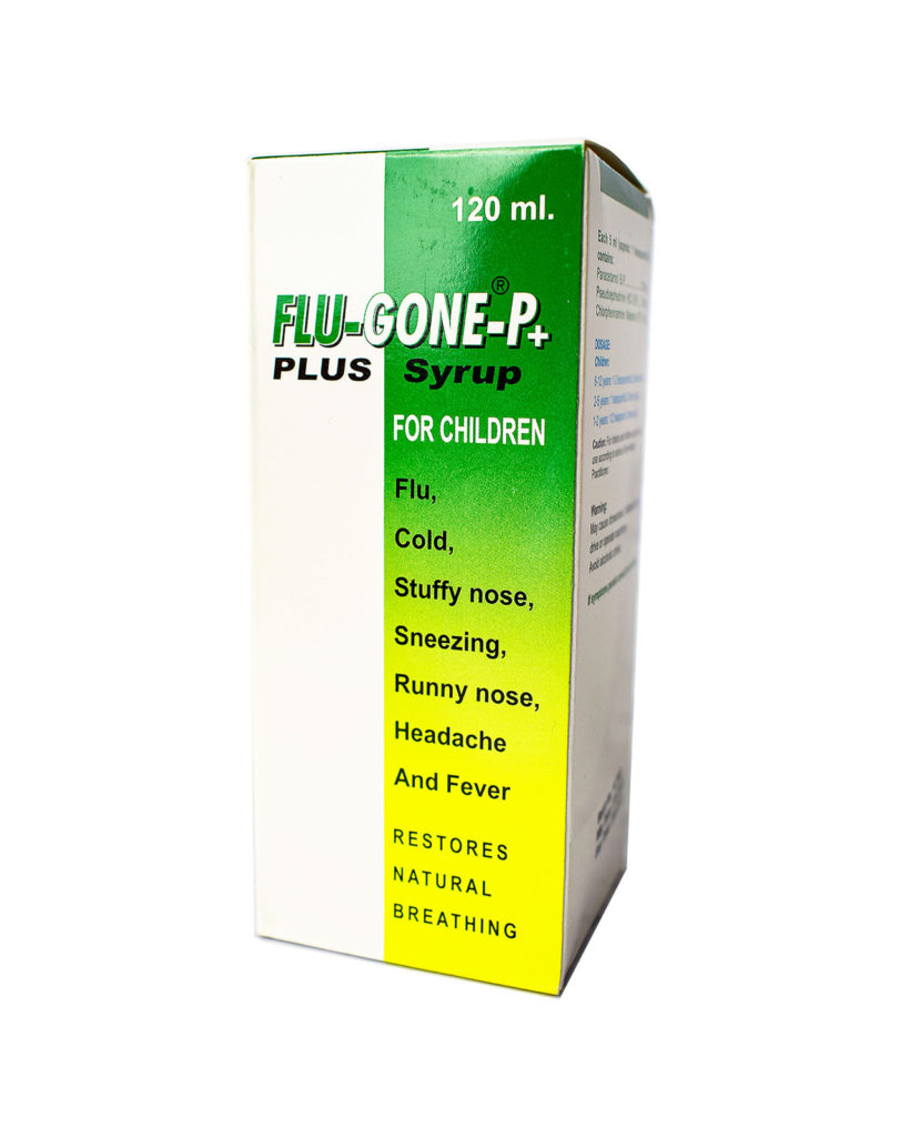 FLU GONE P+ SYRUP 120ML - Garnet Pharmacy